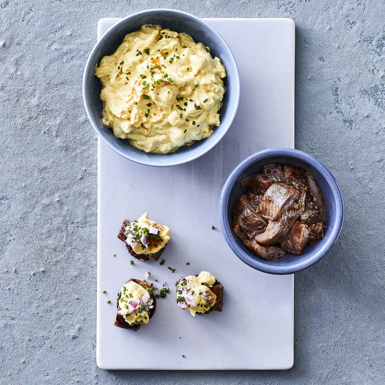 Christiansø sild med marokkansk salat - Lykkeberg